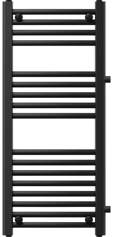 Mexen Ares, topné těleso 900 x 400 mm, 312 W, boční pravé a spodní připojení, černá, W102-0900-400-00-70-S