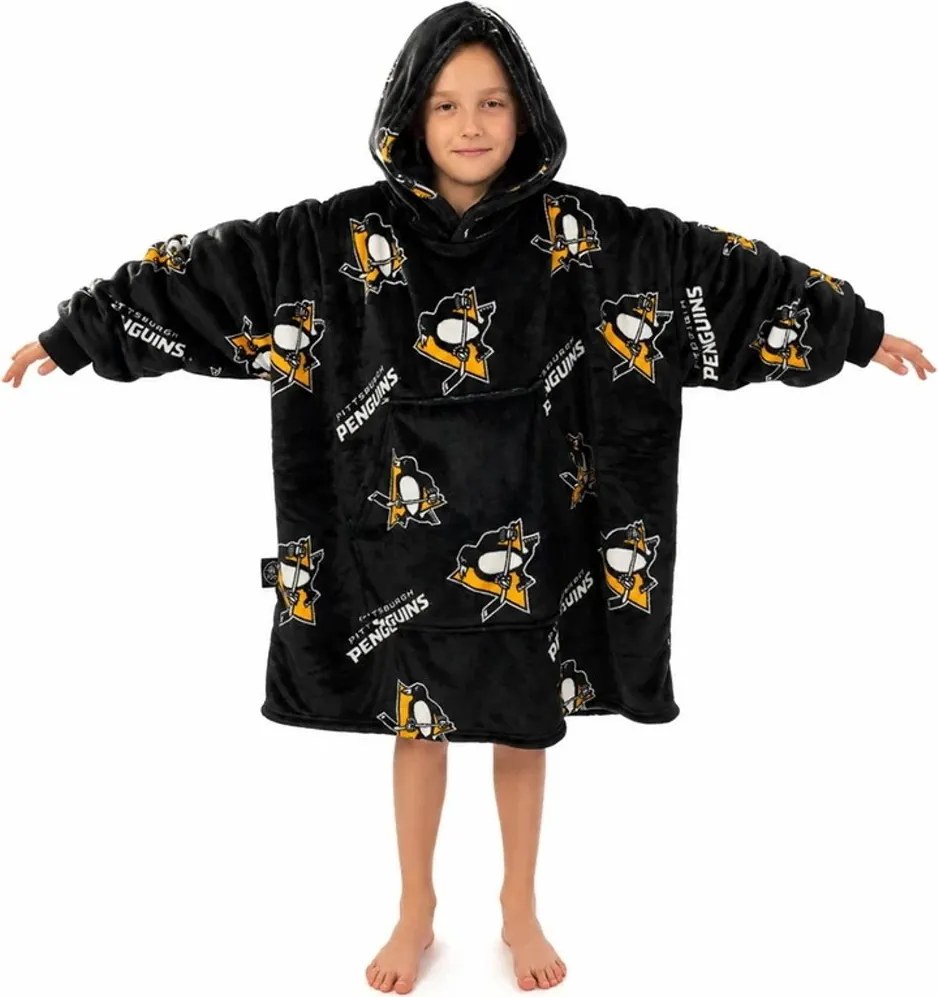 Mikinová televizní deka NHL Pittsburgh Penguins - vel. S