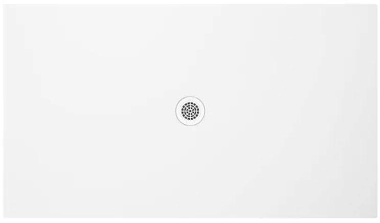 Polimat Obdélníková sprchová vanička Fresco 90x80 (120x80, 100x100, 120x100, 140x100) Lesk Barva: Bílá, lesk, Rozměry (cm): 120x80