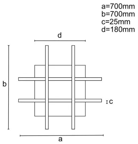 LED Stmívatelný přisazený lustr LED/30W/230V 3000-6500K + dálkové ovládání