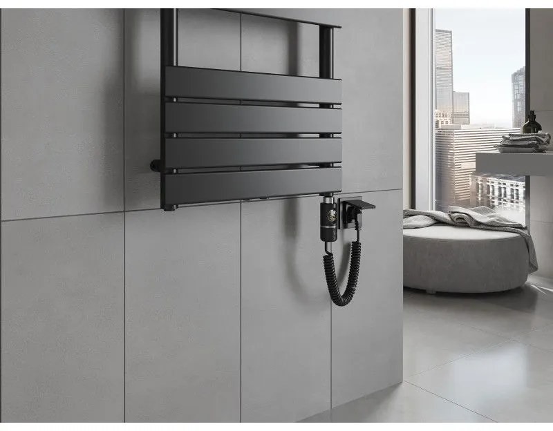 Mexen Ceres, elektrické topné těleso 1200 x 500 mm, 600 W, černá, W111-1200-500-2600-70