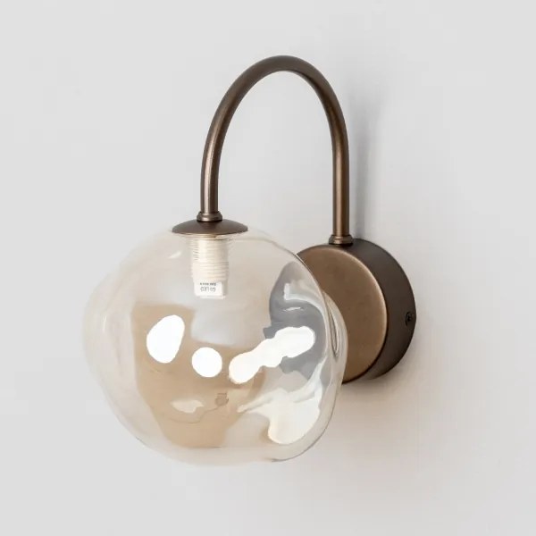 BRILAGI - Nástěnná lampa VULCANO 1xG9/8W/230V bronzová/kouřová béžová
