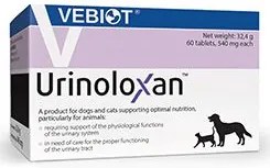 Vebiot Urinoloxan pro psy a kočky 60tbl
