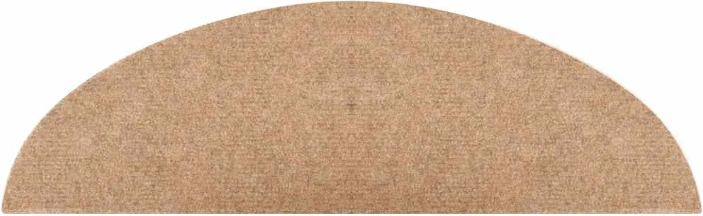 Samolepicí rohože na schody 30 ks béžová 56x17x3 cm 3365895