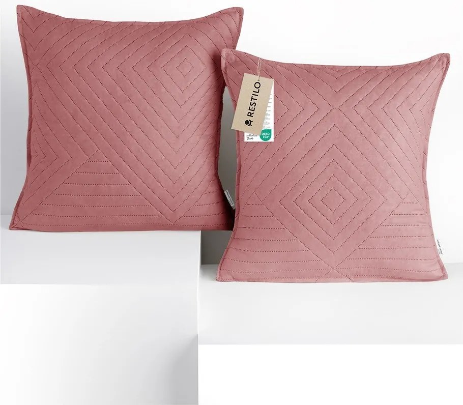 Povlaky na polštáře v sadě 2 ks z mikrovlákna 45x45 cm Softa – Restilo