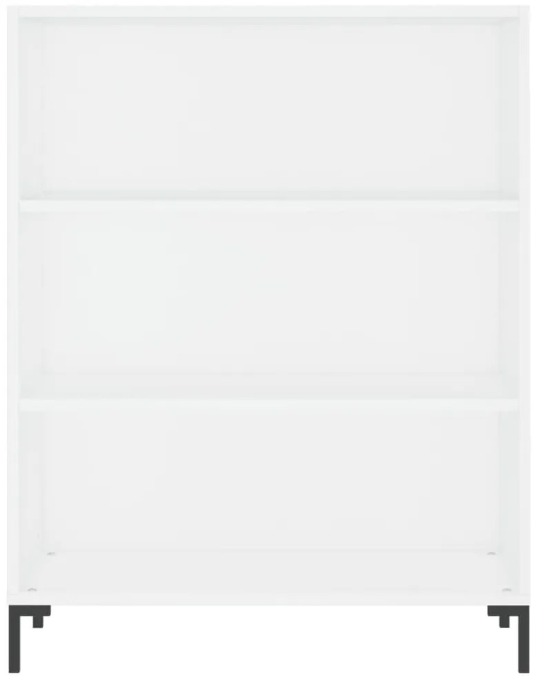 Petromila Knihovna bílá 69,5 x 32,5 x 90 cm kompozitní dřevo