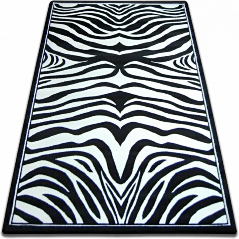 Kusový koberec Zebra černobílý, Velikosti 160x220cm | BIANO