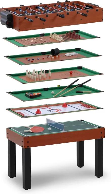 Stolní fotbal Garlando MULTI-12 multifunkční hrací stůl s 12 hrami