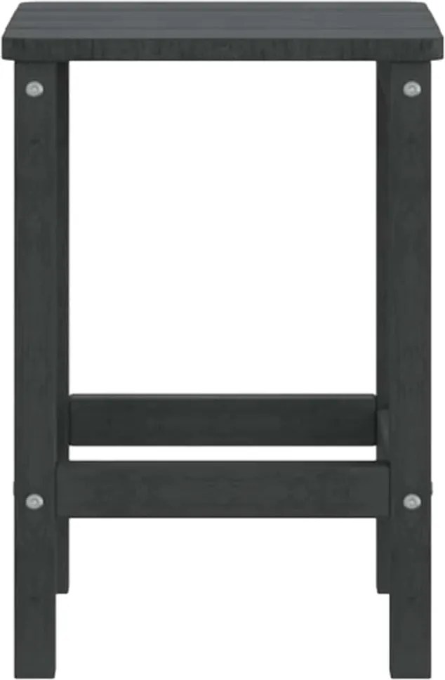 Zahradní stolek Adirondack antracitový 38 x 38 x 46 cm HDPE 318642
