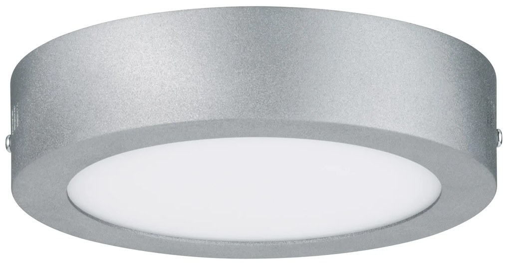 Paulmann 70653 Lunar, matně chromové stropní LED svítidlo, 12W LED 3000K, prům. 17cm