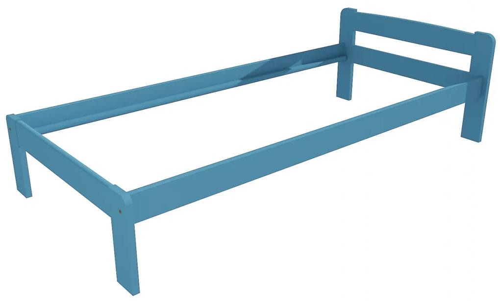 Jednolůžková postel VMK009A (Barva dřeva: barva modrá, Rozměr: 90 x 200 cm)