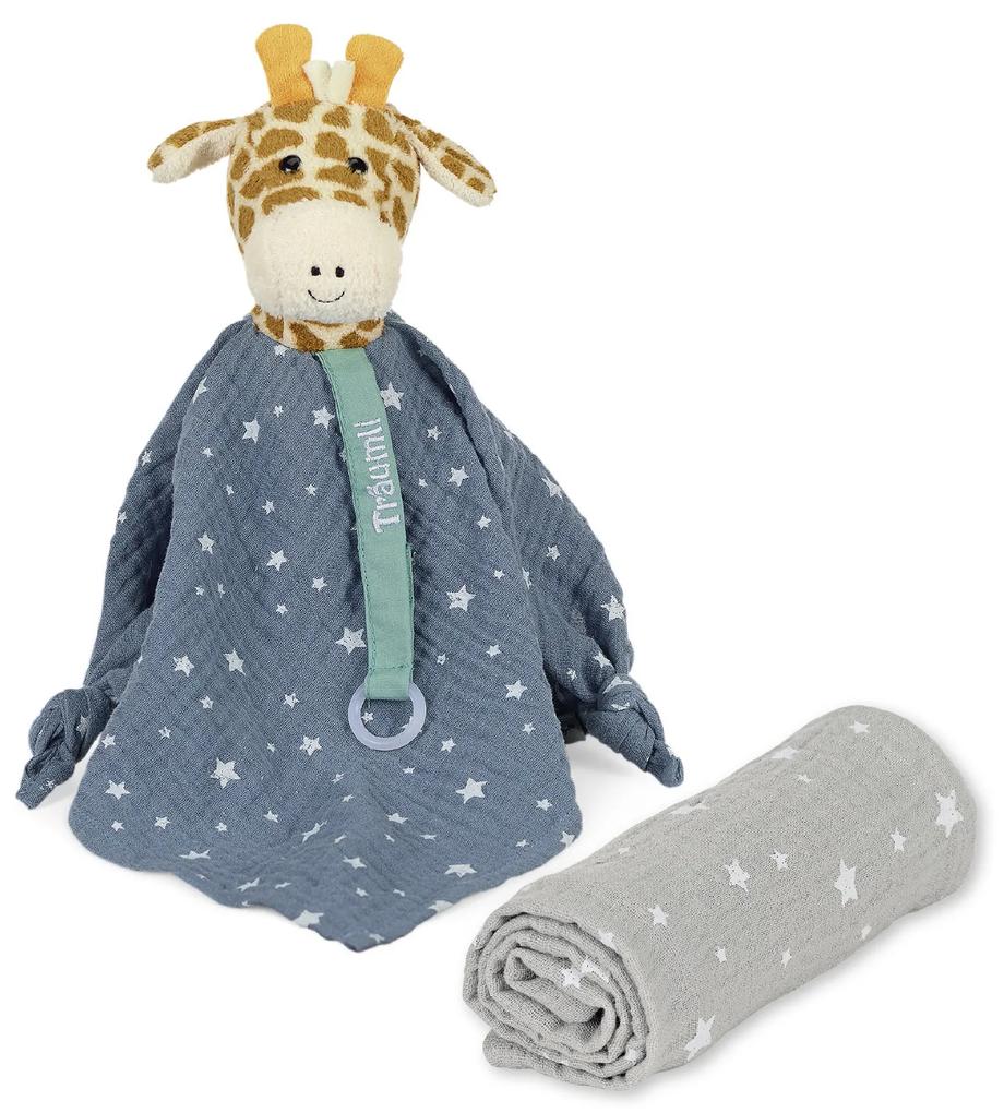 Sterntaler dárkový set hračka do kapsy velká, 38 cm + plenka mušelín, žirafa Greta 3251951