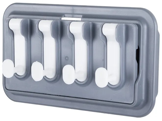 Verk 01799 Multifunkční kuchyňský držák, věšák šedý
