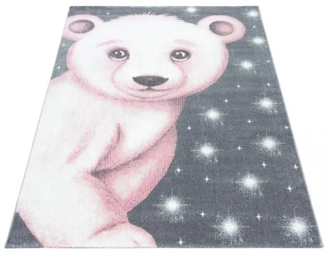 Dětský kusový koberec Bambi 810 Pink | Růžový Typ: 80x150 cm
