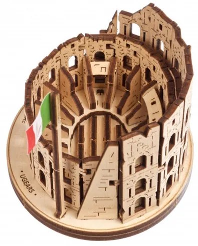 Ugears 3D dřevěné mechanické puzzle Římské Koloseum