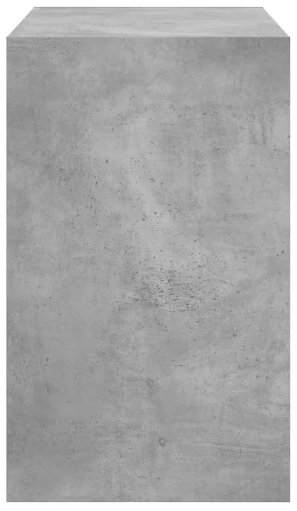 Botník betonově šedý 80 x 42 x 69 cm kompozitní dřevo - Default Title