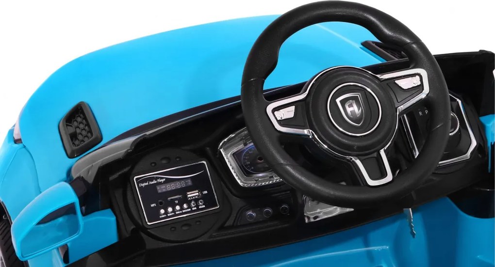 Ramiz Elektrické autíčko Rapid Racer pro děti - modré SUV + dálkové ovládání