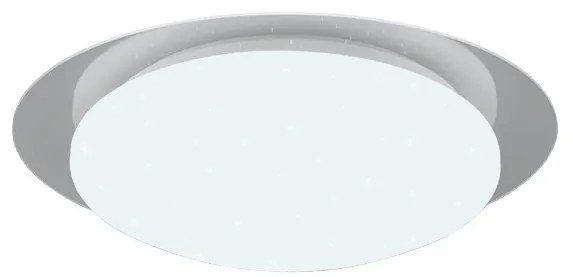 Trio 680213500 led stropní svítidlo frodeno 1x12w | 1200lm | 4000k | ip44 | rgb - stmívatelné, dálkové ovládání, hvězdný efekt, bílá