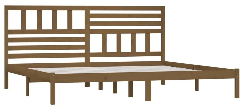 Postel bez matrace bílá 75 x 190 cm masivní borovice
