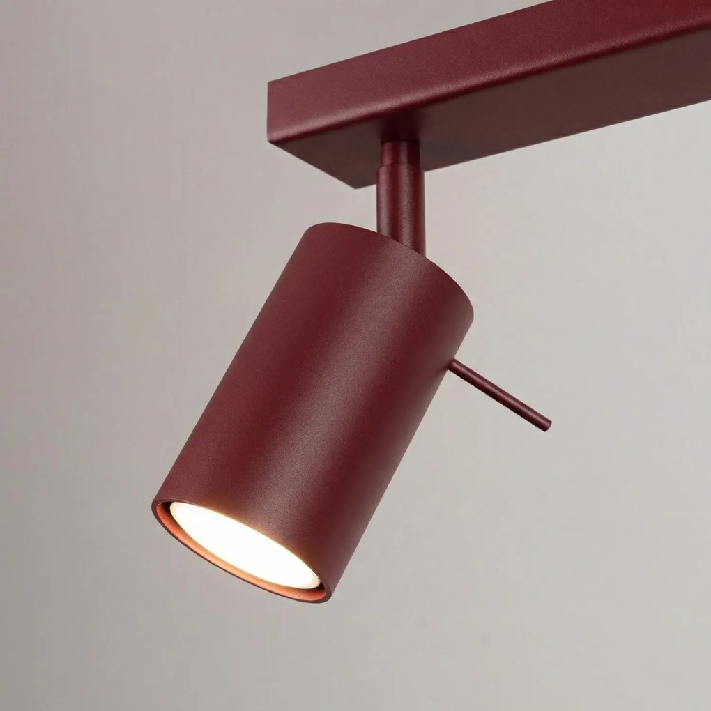 Sollux Lighting Stropní svítidlo RING 2 bordó