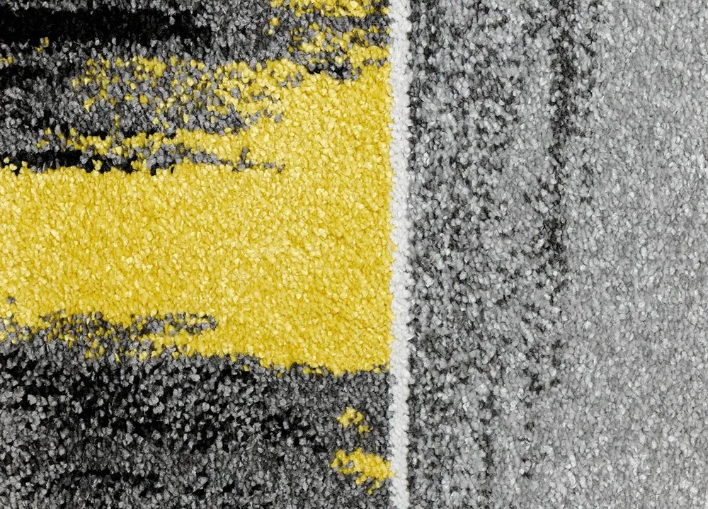 Ayyildiz, Kusový koberec Lima 1350 yellow, 200x290, šedá, kancelář