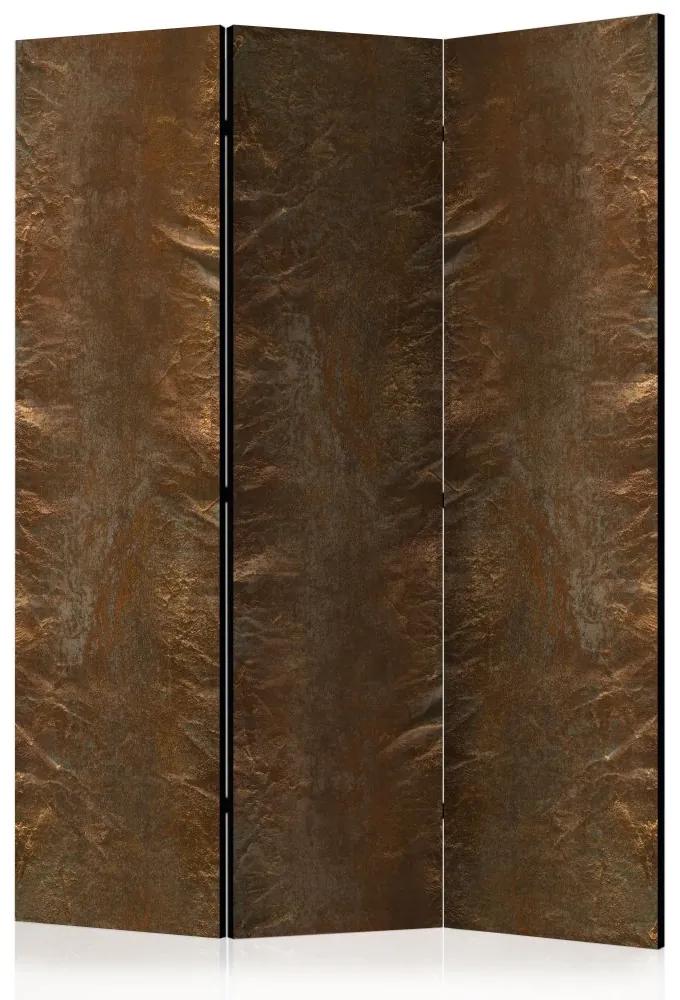 Paraván Copper Chic Dekorhome 135x172 cm (3-dílný)