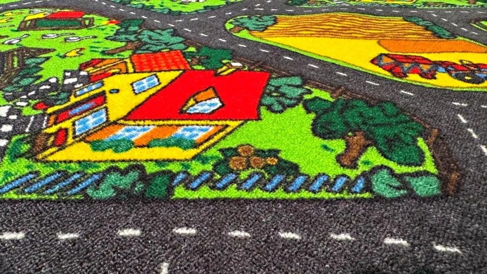 Vopi koberce Dětský kusový koberec Farma III. kruh - 57x57 (průměr) kruh cm