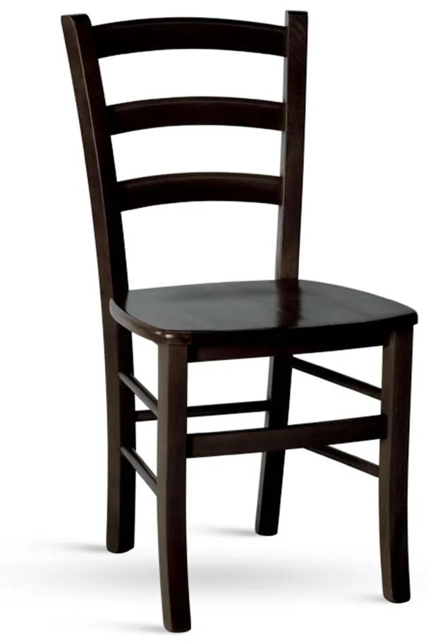 Židle VENEZIA masiv Odstín: Tmavě Hnědá