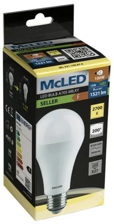 LED žárovka E27 McLED 15W (100W) teplá bílá (2700K) ML-321.100.87.0