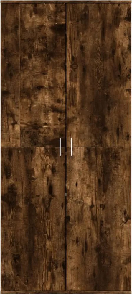 Botník kouřový dub 80 x 39 x 178 cm kompozitní dřevo 3276676