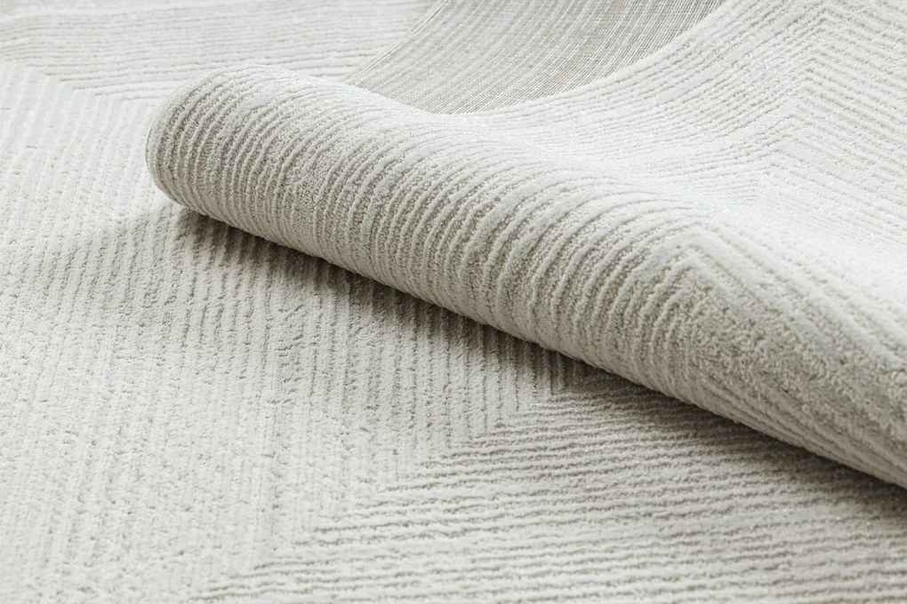 Dywany Łuszczów, Kusový koberec Balance 8788 cream, 120x170, bílá, ložnice