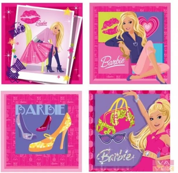 Vavex Dekorace samolepící BBD1224/1 Barbie