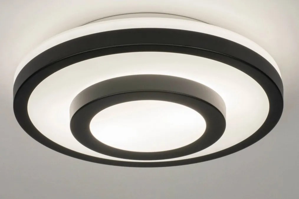 Stropní designové svítidlo do koupelny Toledo Black 35