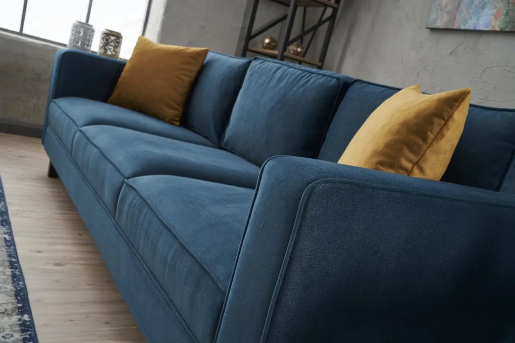 Hanah Home Třímístná pohovka KALE olejově zelená 222 cm 825BLC2728