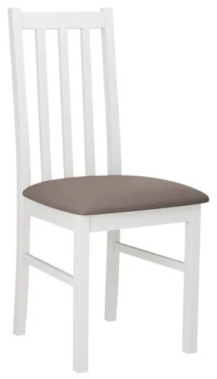 Jídelní židle Dalem X, Barva dřeva: bílá, Potah: 26x - Kronos 22
