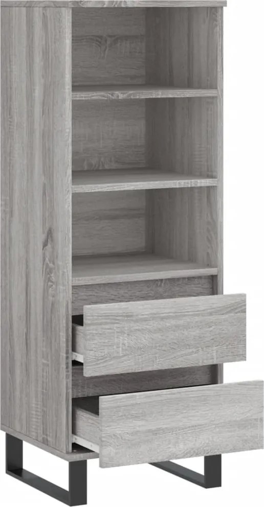 vidaXL Skříň highboard 40 x 36 x 110 cm kompozitní dřevo [831522] Barva: hnědý dub