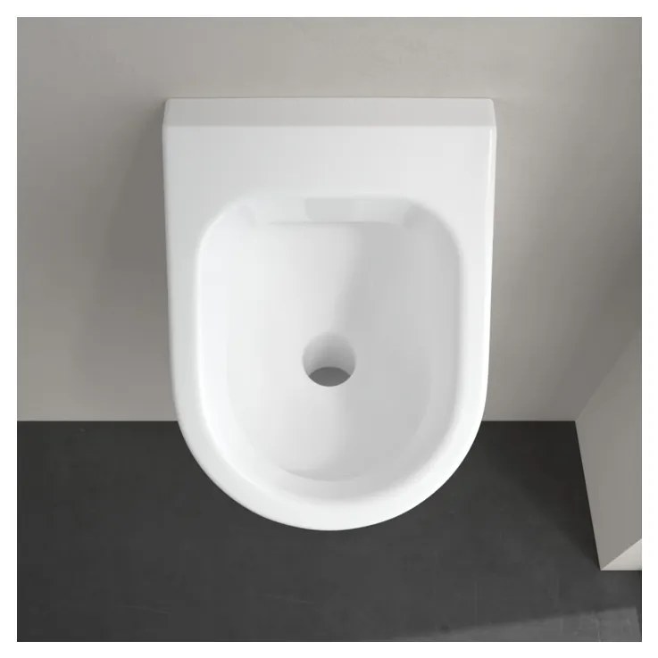 Villeroy & Boch Villeroy &amp; Boch ARCHITECTURA - Odsávací pisoár, 355x385 mm, přívod vody skrytý, bílá alpin 55740001