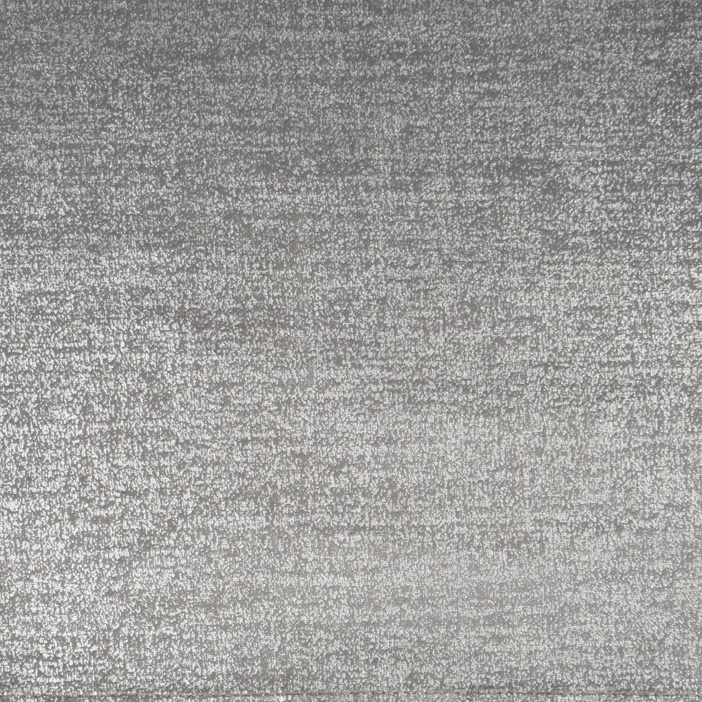 Stříbrný sametový závěs PERI s ozdobným pásem v horní části 140x250 cm