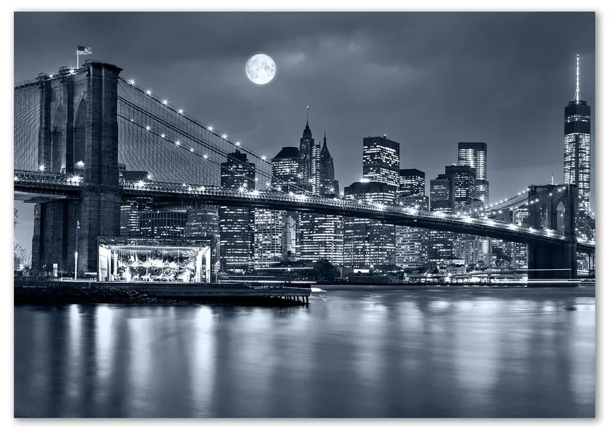 Wallmuralia Foto obraz fotografie na skle Manhattan New York 100x70 cm