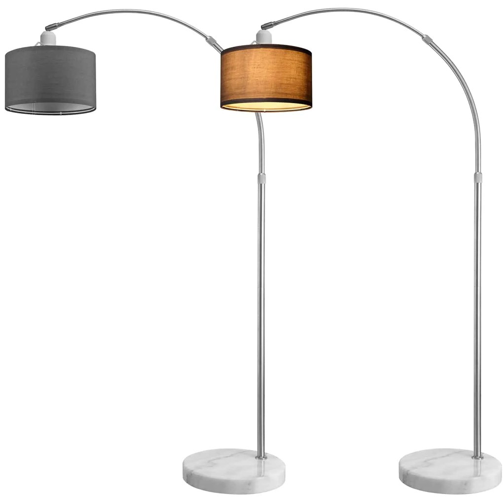 Monzana Designová oblouková lampa 150-175 cm výškově nastavitelná