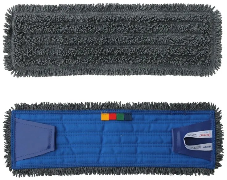 Mop se záložkami Standard, 40 cm - mikrovlákno, šedá