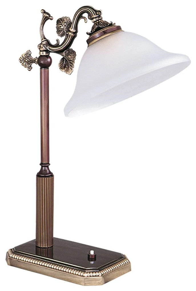 Stolní lampa ze série Rialto, bílá