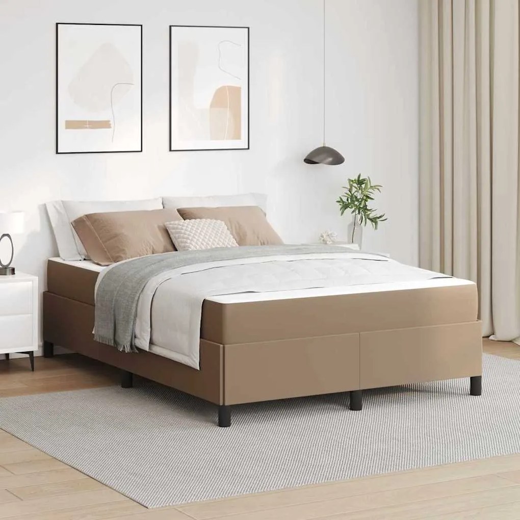 Rám postele Cappuccino 160 x 200 cm textil 3399013