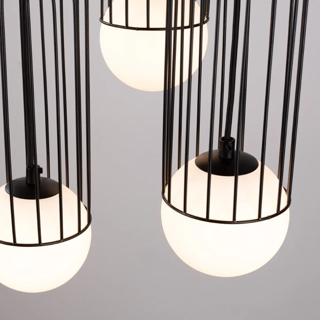 Sollux Lighting Závěsné svítidlo BRINA 3P Černá