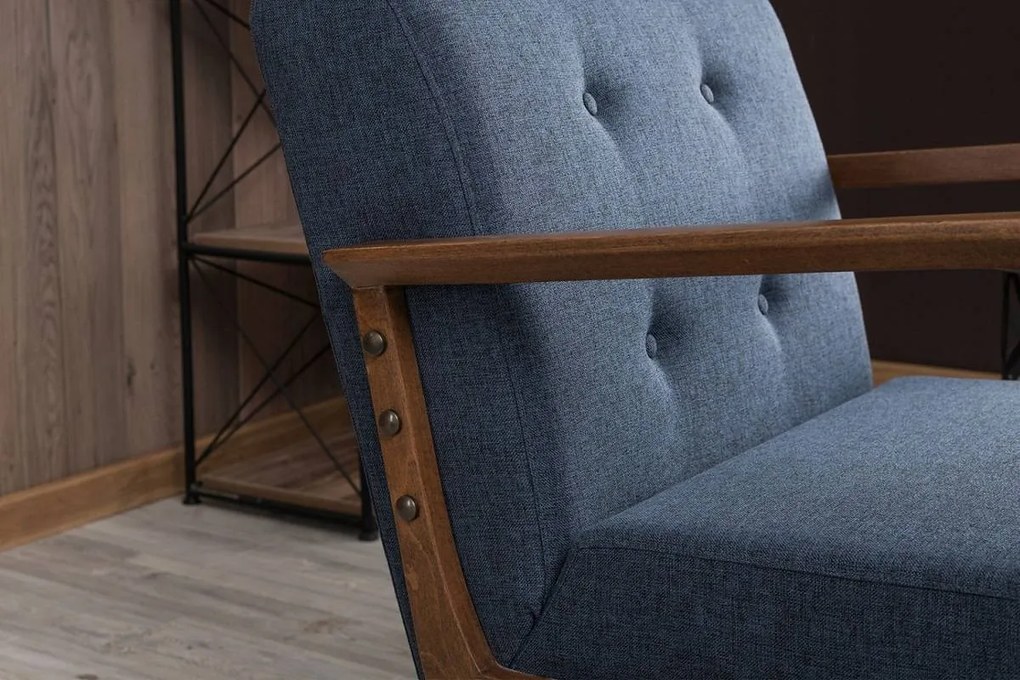 Designové křeslo Tamarix modré