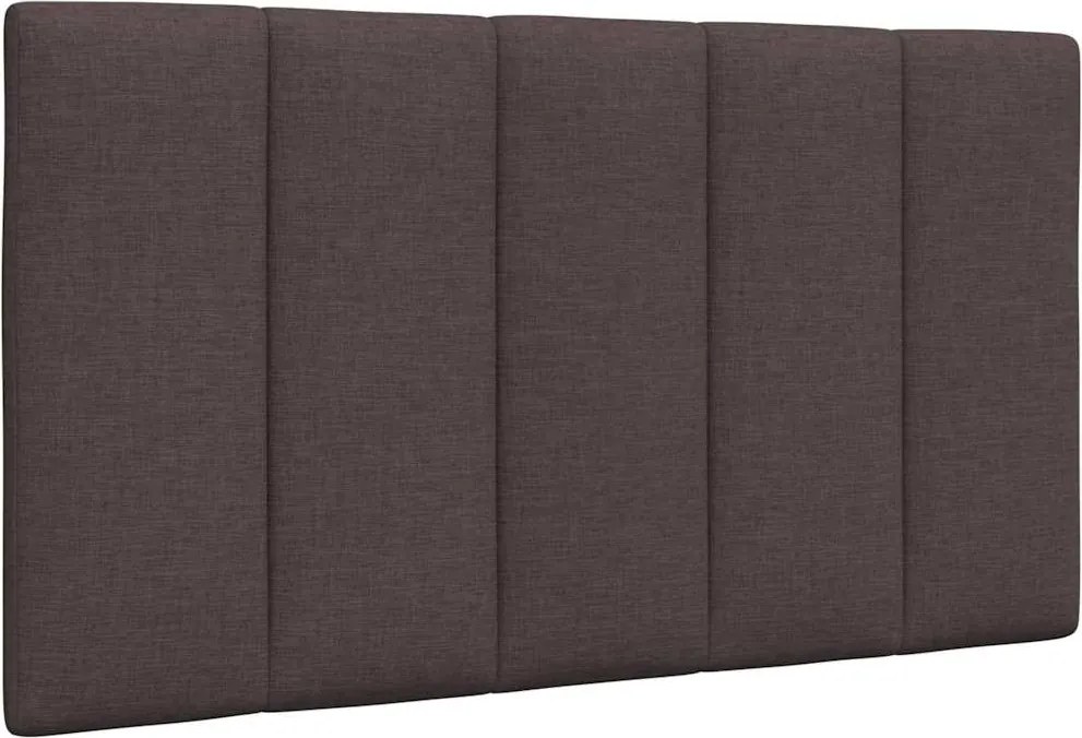 Rám postele bez matrace Hanko tmavě hnědá 90 x 190 cm textil 3310359