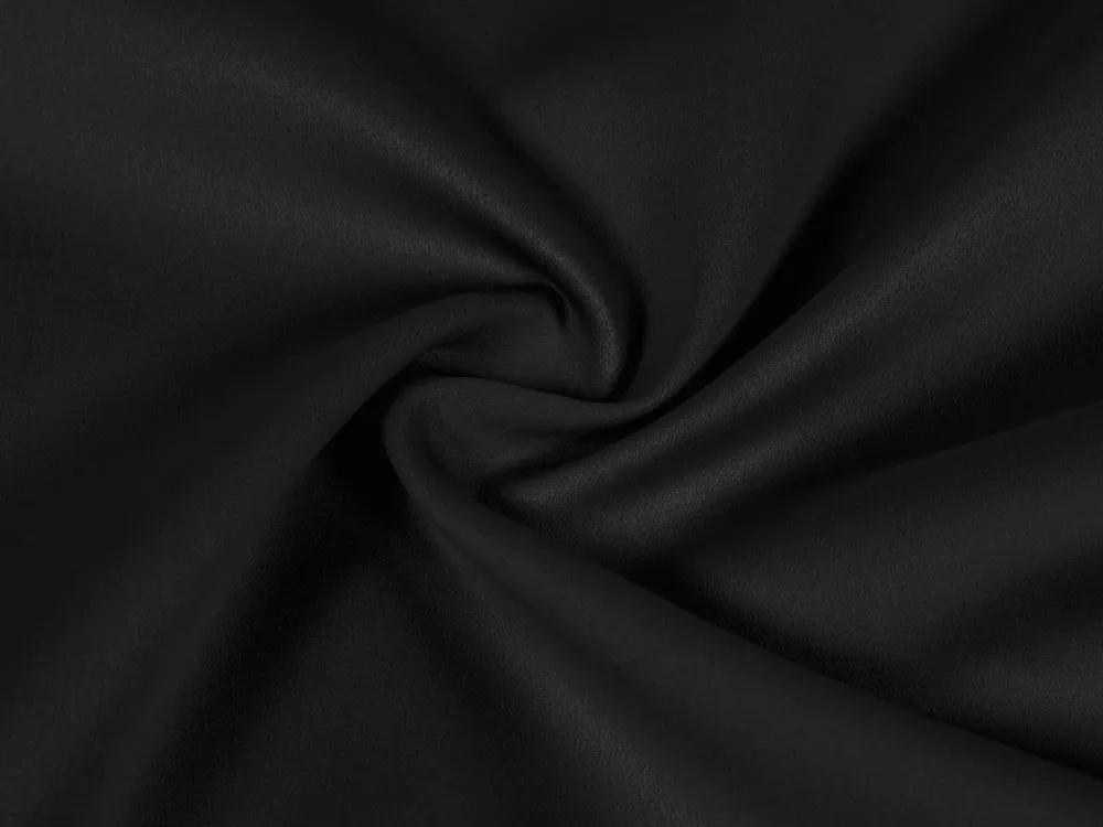 Biante Dekorační čtvercový ubrus BKU-116 Černý 130x130 cm