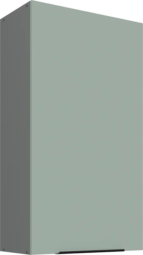 Kuchyňská linka ARIA sa | 300 + 180 cm | UNI dvířka | EXTRA VYSOKÁ | ANTIFINGER povrch | antracit/aquamarine