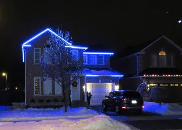 Bestent Světelný řetěz - světelný had 20m 480 LED 8 programů Modrá