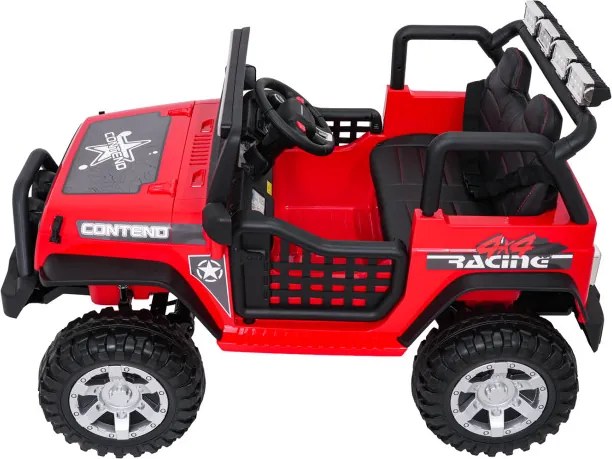 Elektrické autíčko Jeep BEAST 4x4 červené